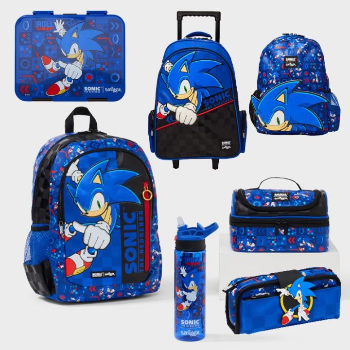 Australia Smiggle schoolbag Sonic Cartoon Series Children School Bag ...