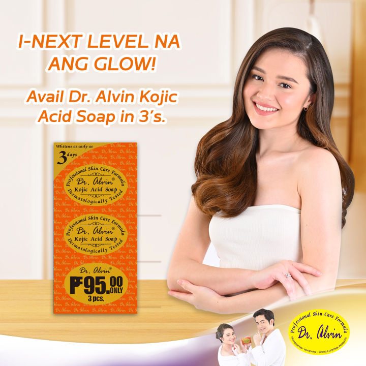 DR. ALVIN KOJIC ACID WHITENING SOAPS AUTHENTIC ORIGINAL AUTHORIZED DISTRIBUTOR | Lazada PH