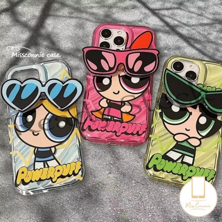 【hot sale】 ♤ B21 INS Creative Graffiti Cool Girls Phone Bracket Funny ...