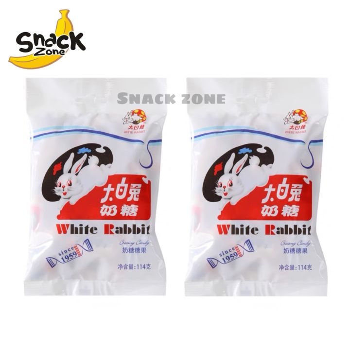 ( BUY 1 TAKE 1 )Snack zone Original White Rabbit (with edible rice ...
