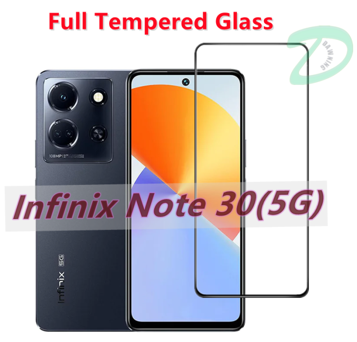 For Infinix Note 30 5G Full Cover Screen Protector For Note30 4G NOTE ...