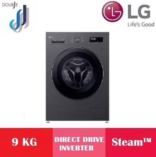 LG 9kg Front Load Washer with AI Direct Drive™ and Steam™ LG-FB1209S6M ...