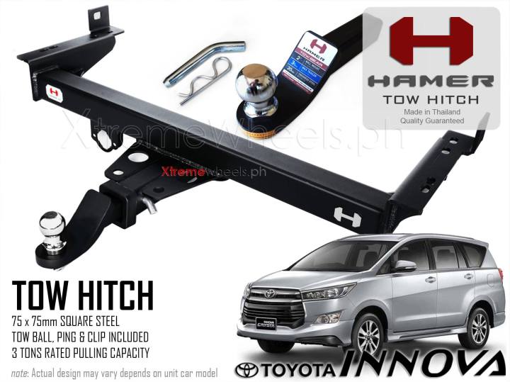 Toyota Innova 2016-2024 Tow Hitch Receiver bike carrier trailer heavy ...