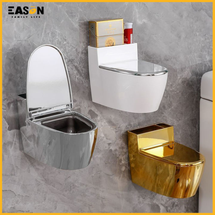 EasonShop Wall Mounted Ashtrays Toilet Shaped Ashtray Home Living Room ...