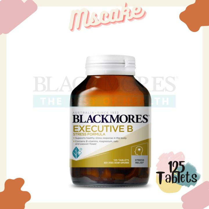 Blackmores Executive B Stress Formula 125 Tablets | Lazada