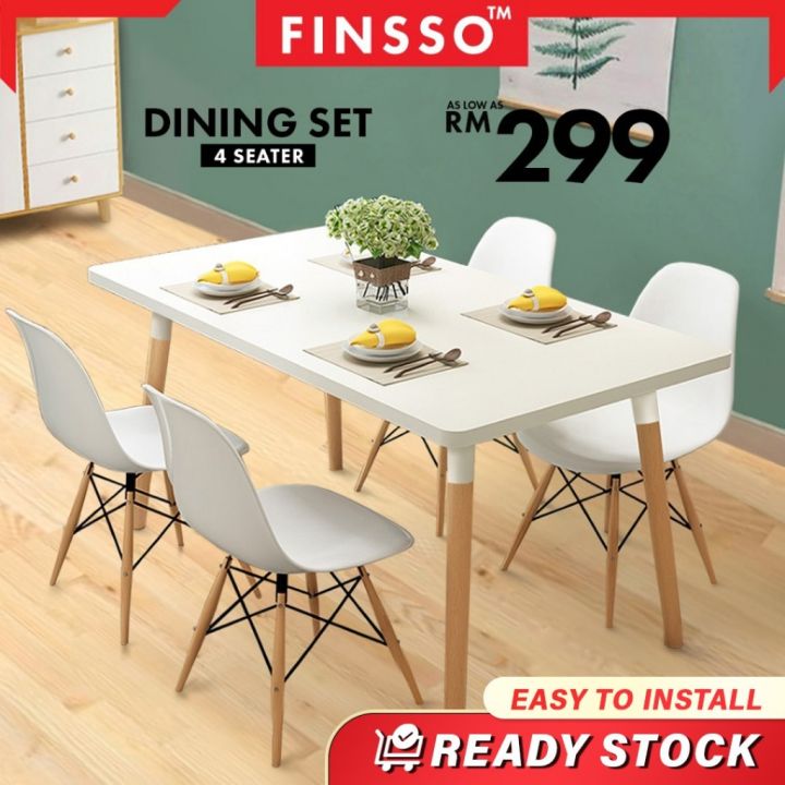 FINSSO : Dining Table Set / Meja Makan / Study Table / 餐桌 For Klang ...