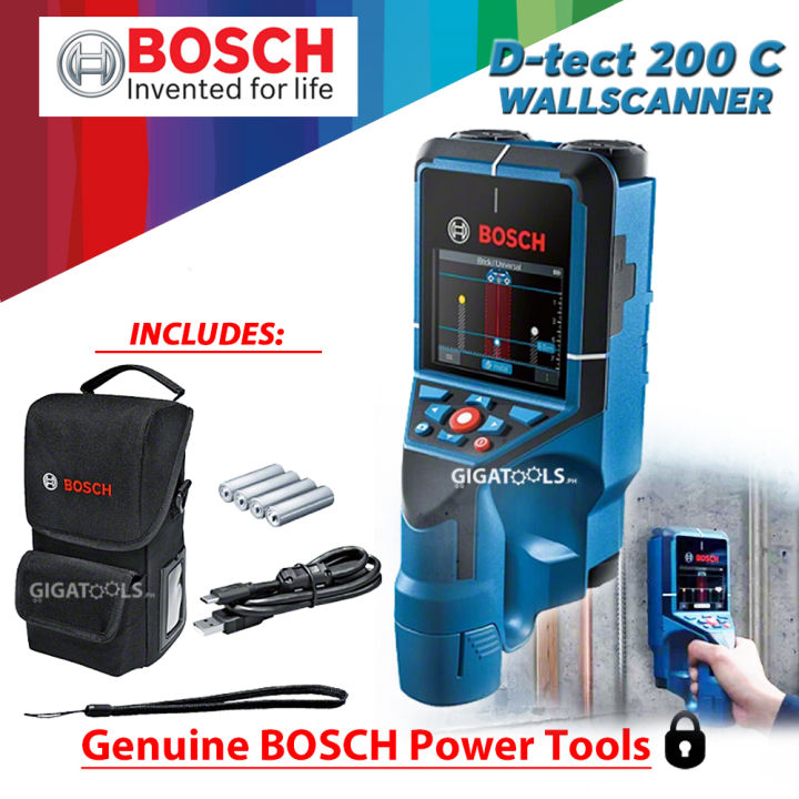 Bosch D-tect 200 C Professional Wall scanner / Detector (200mm ...