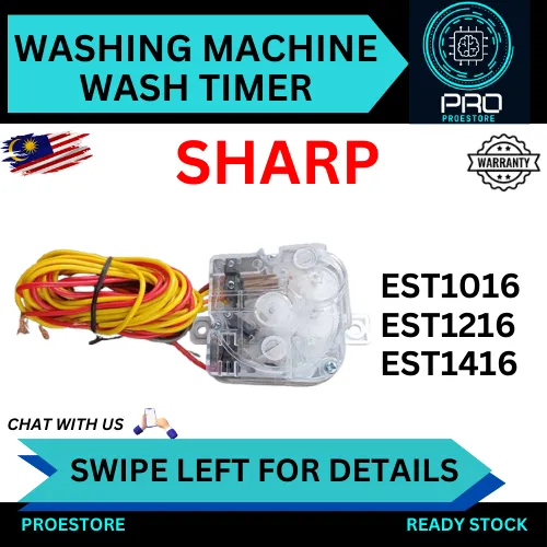 [ORIGINAL] SHARP Wash Timer EST1016 / EST1216 / EST1416 Washing Machine ...