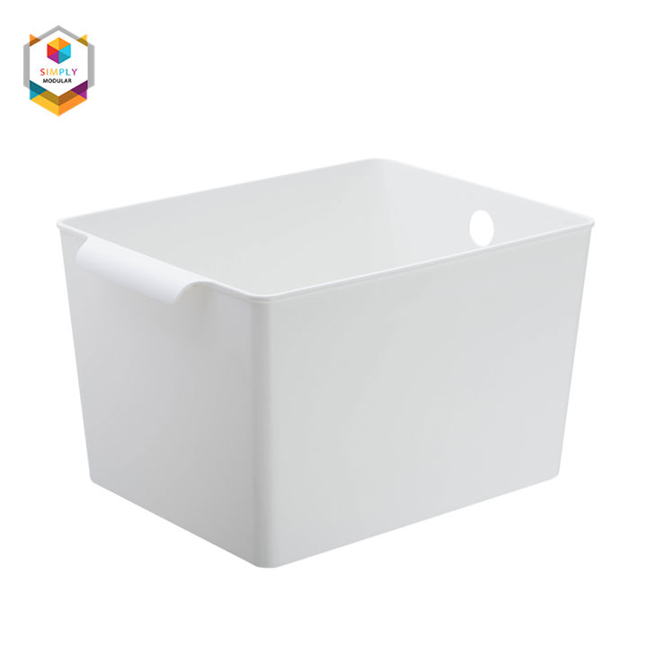 Shimoyama Muji Style PP Deep Storage Basket | Storage Box | Organizer ...