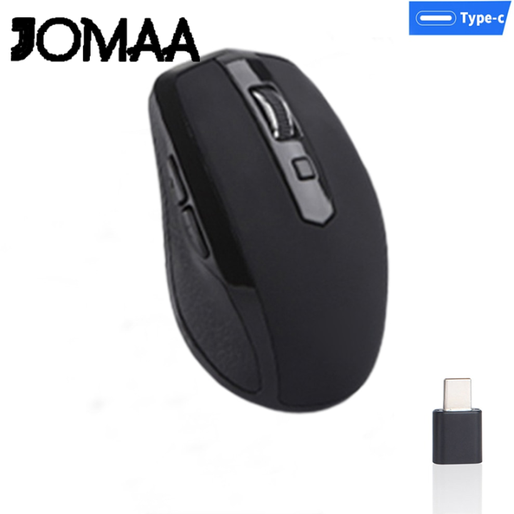 JOMAA 2.4G Type C เมาส์ไร้สายสำหรับ Macbook/pro USB C อุปกรณ์เงียบเมาส์สำหรับแล็ปท็อปพีซีเมาส์ ...