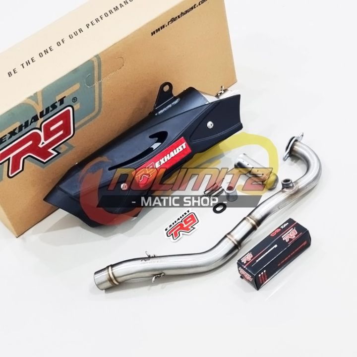 Knalpot Racing R9 Misano Full System Free DB Killer Honda Vario PCX 160 | Lazada Indonesia