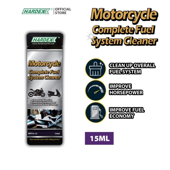 HARDEX Motorcycle Complete Fuel System Cleaner (15ml) HFT-3-15 | Lazada