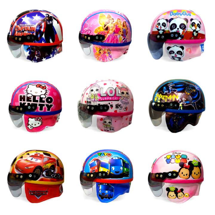 JBX Helm Retro Anak - Motif Karakter Broico Helm Anak 1-4 Tahun Allsize ...