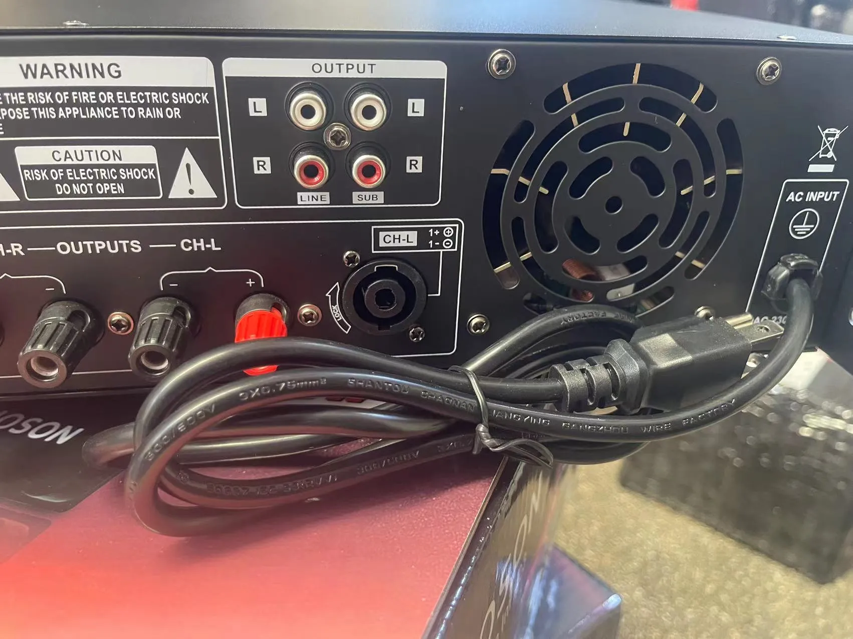 JOSON SATURN MINI Professional Digital Power Amplifier 1350W PMPO USB ...