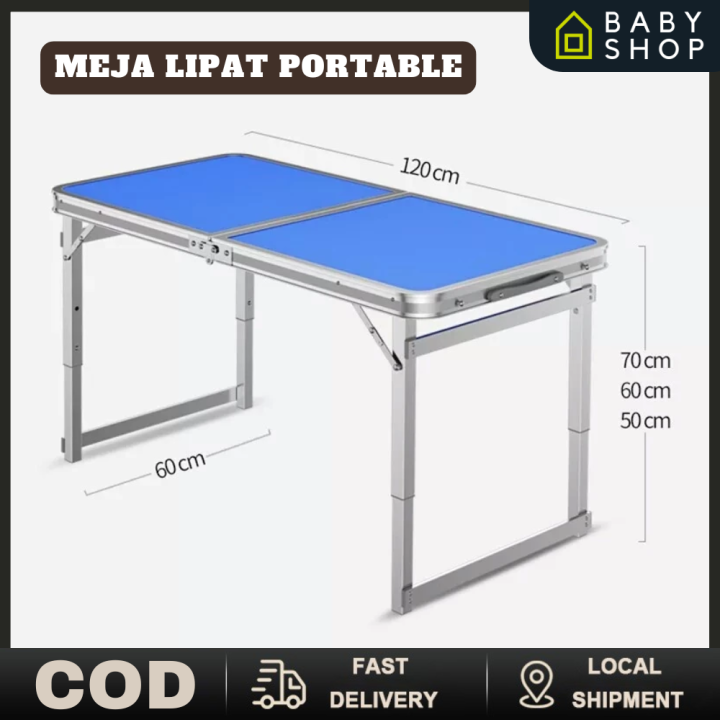 Meja Lipat Portable / Meja Lipat Koper / Meja Laptop Lipat Portable ...