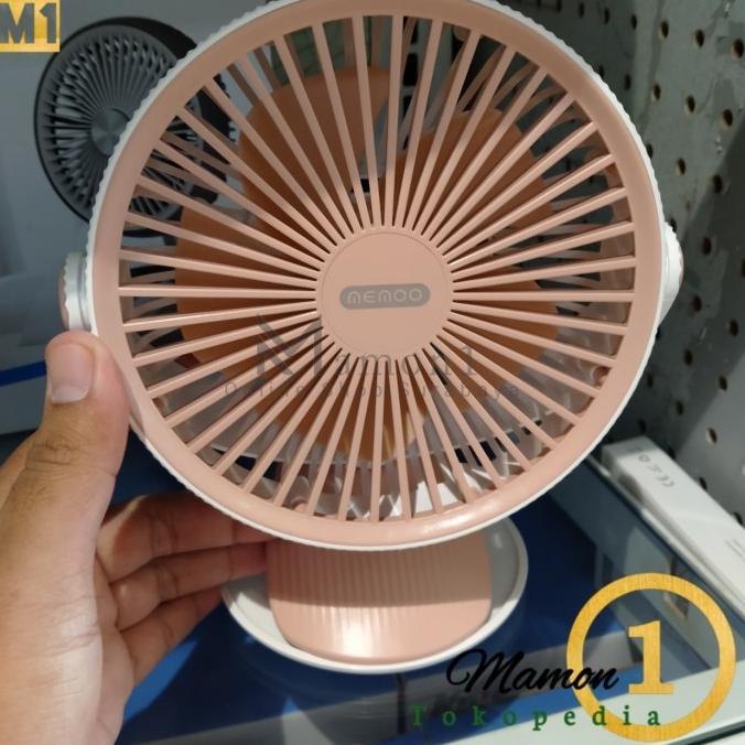 Kipas angin meja jepit portable MEMOO Kipas jepit meja rechargeable ...