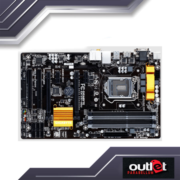REFURBISHED GIGABYTE GA-Z97-HD3 GIGABYTE INTEL Z97, S1150 ATX ...