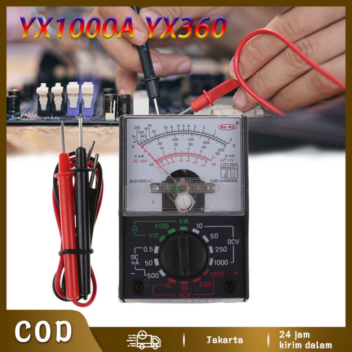 Multitester YX1000A Avometer Multimeter Multitester Analog Lengkap ...