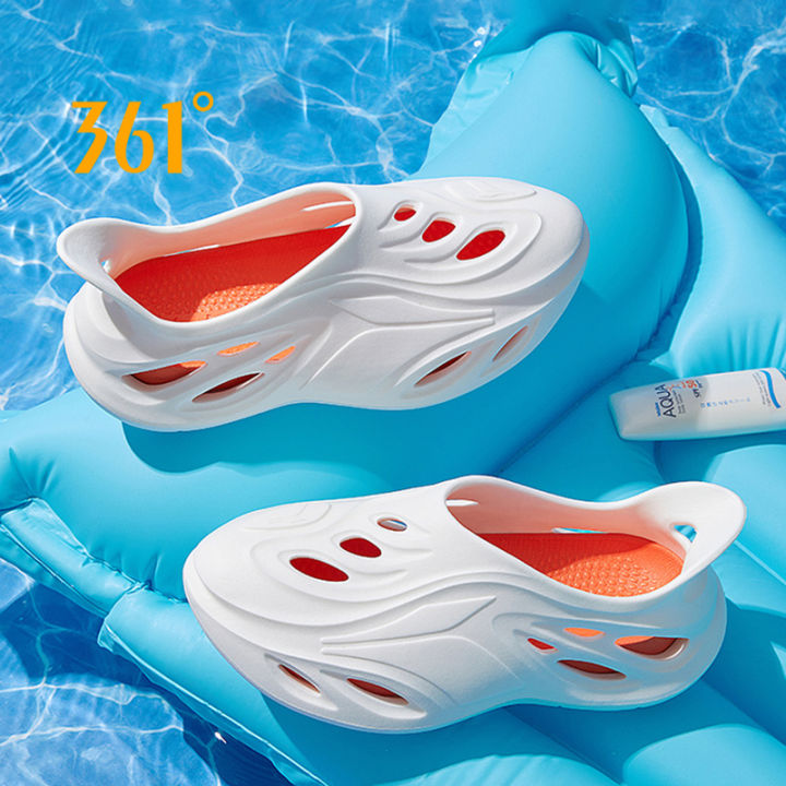 361 Degrees Whale Men's Slippers Non-Slip Sandals Beach Shoes Sandals ...