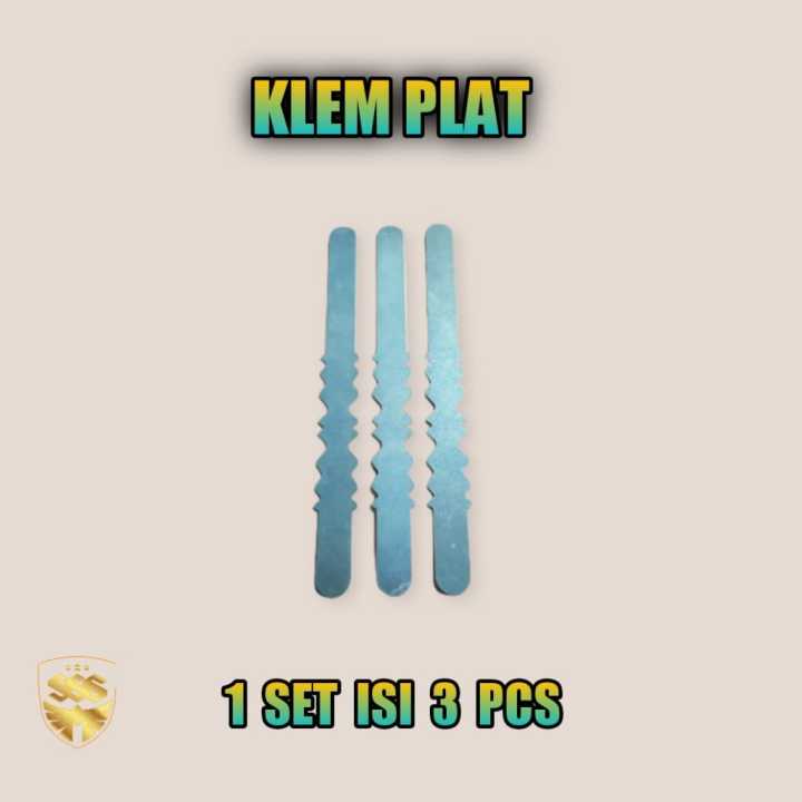 Klem Plate biasa satu set 3 pcs | Lazada Indonesia