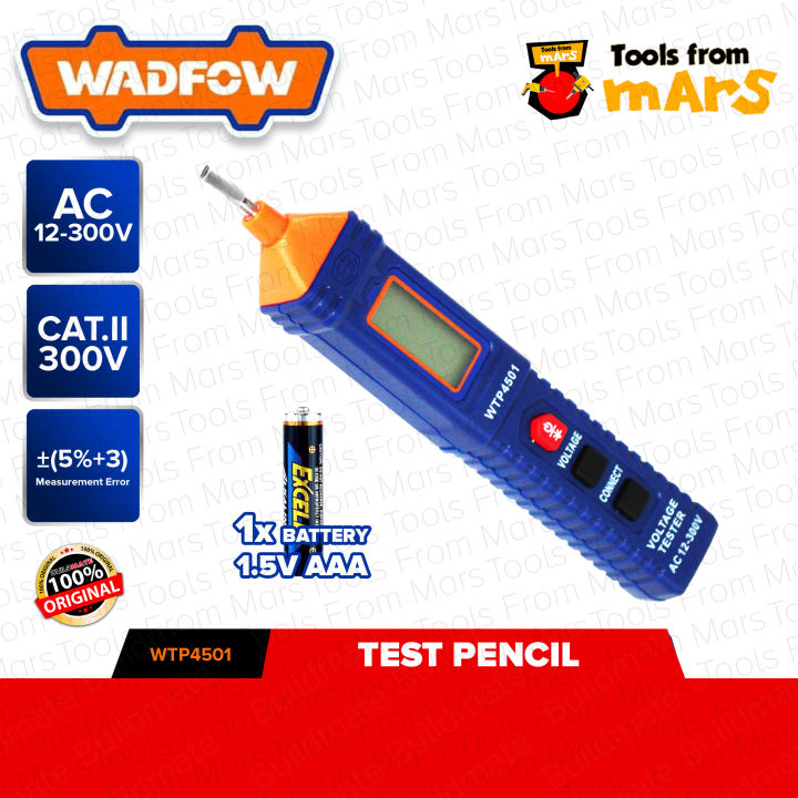 WADFOW Test Pencil AC 12-300V Flathead Screwdriver Electric Pen AC ...