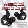 QKZ AK6 106dB 1.2m High Fidelity Wire Earphones Universal 3.5mm Sports In-ear HiFi Sound Earbuds ...