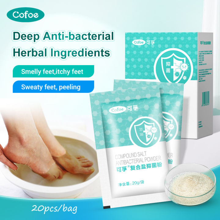 Cofoe Antimicrobial Foot Powder Athlete Foot Powde Remove Itchy Feet ...