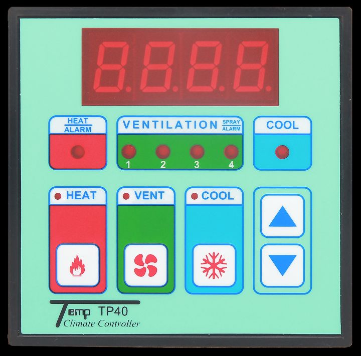 ชุดควบคุมอุณหภูมิในโรงเรือนเลี้ยงสัตว์ Climate Controller Temp TP40 พร้อมอุปกรณ์ | Lazada.co.th