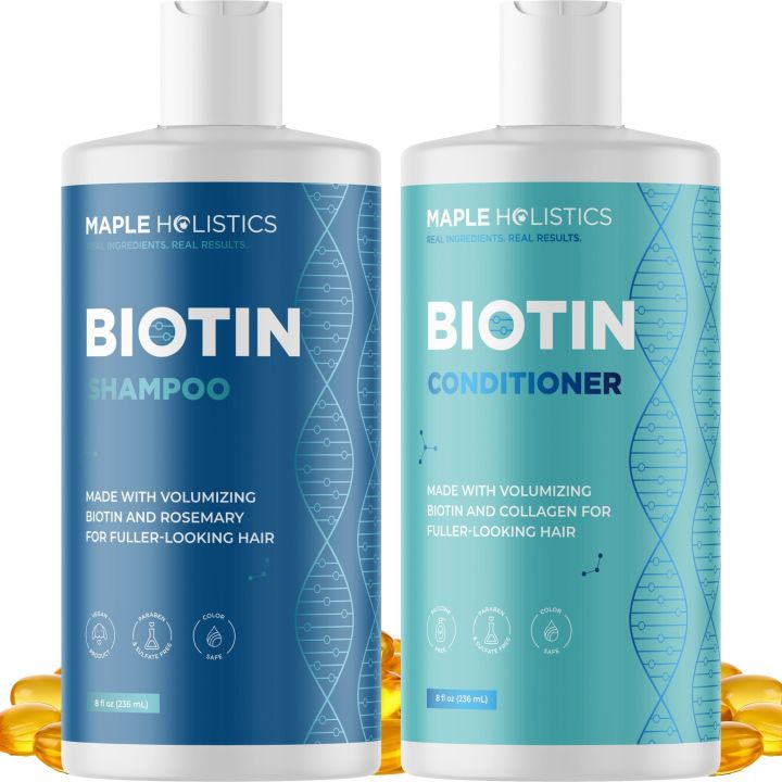 [ iiMONO ] Maple Holistics Honeydew Biotin Shampoo Conditioner for Hair ...