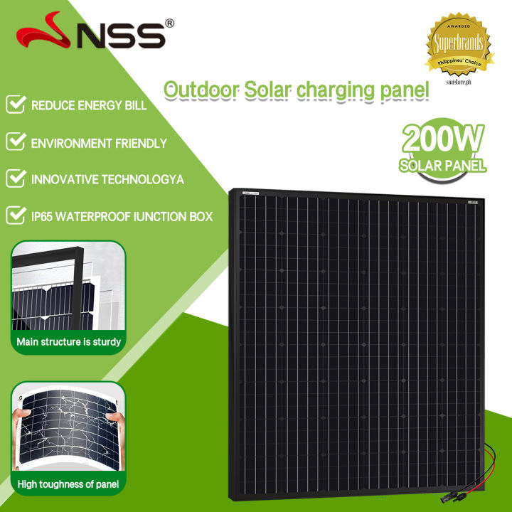 NSS Solar Panel German Cell Aluminum with MC4 Connector High Efficiency ...