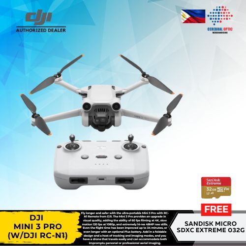 DJI MINI 3 PRO with (RC-N1 ) / ( HD LCD ) Fly Mini, Create Big + Micro ...