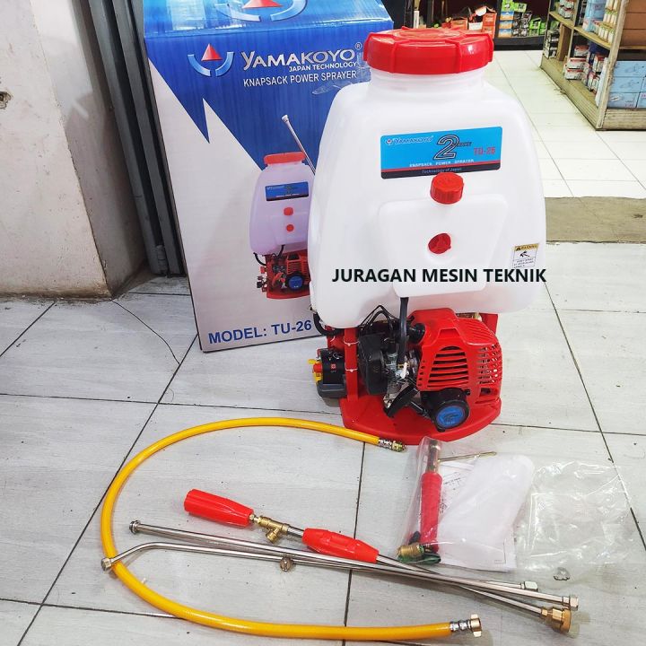 Mesin Semprot Hama Pertanian 2 Tak Yamakoyo 20 Liter Tipe TU-26 Japan Technology | Lazada Indonesia