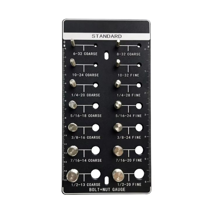 1pcs Thread Checkers,Nut and Bolt Thread Checkers,Bolt Size and Thread ...