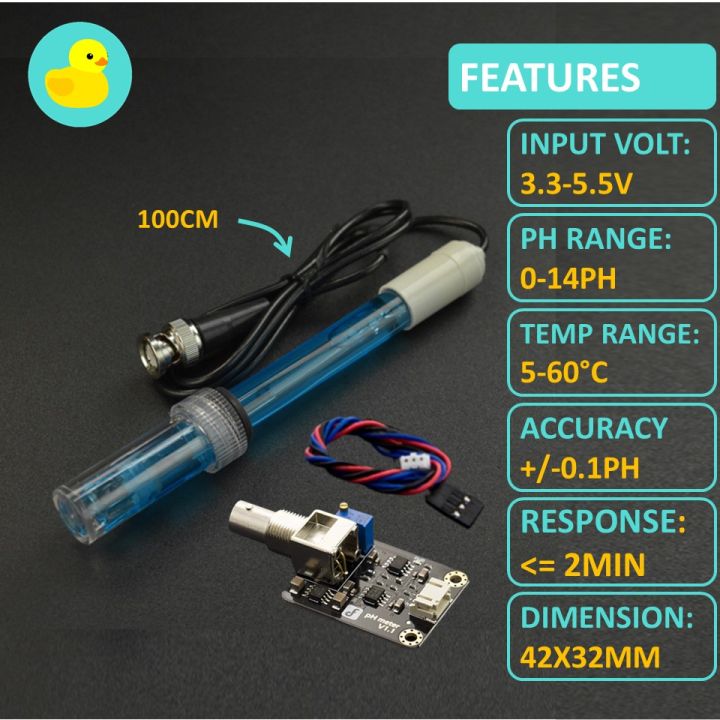 Gravity: Analog pH Sensor / Meter Kit For Arduino | Lazada Gravity: Analog pH Sensor / Meter Kit For Arduino | Lazada