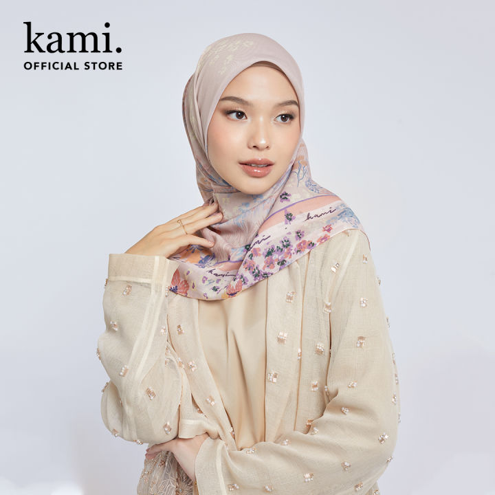 Kami Primavera Signature Scarf Hijab Segi Empat Paris | Lazada Indonesia