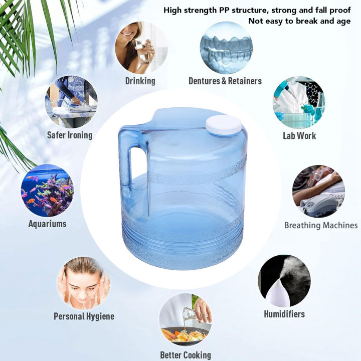 1 Gallon /4L Water Distiller Container Replacement Distilled Water ...