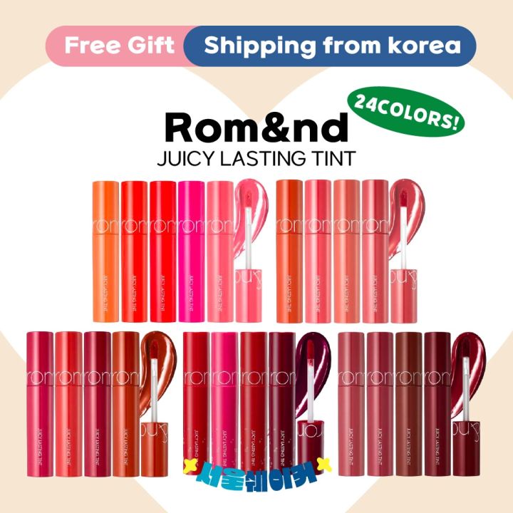 SALE📌 [Rom&nd] ROMAND Juicy Lasting Tint (28,29 New colors!) Lip Tint ...