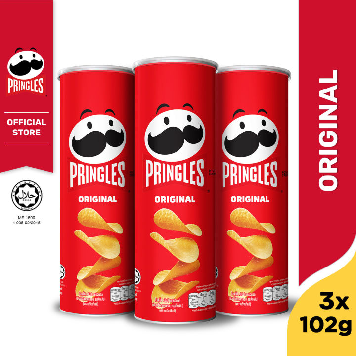 Pringles Potato Chips - Original 102g Bundle of 3 | Lazada PH