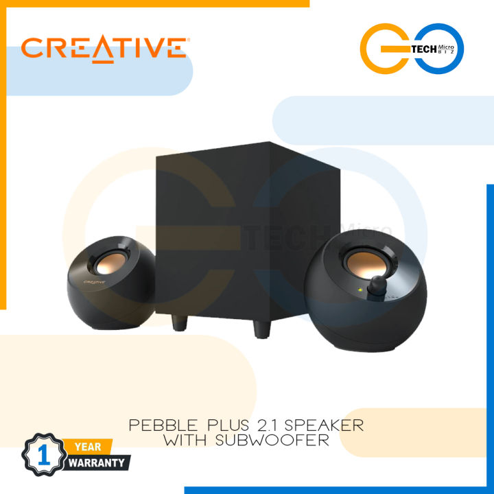 Creative Pebble Plus 2.1 USB Desktop Speakers with Subwoofer | Lazada PH