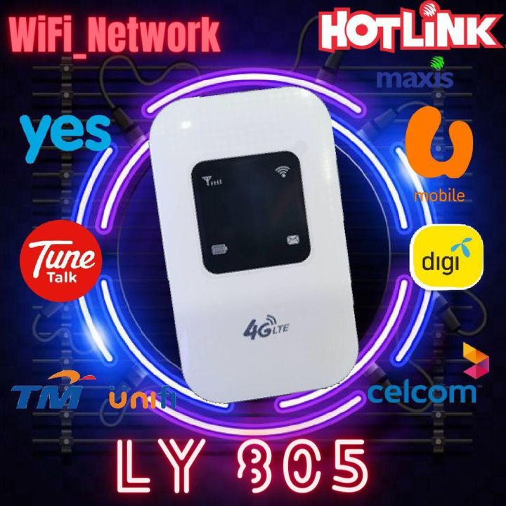 MODIFIED 4G LTE POCKET WIFI MODEM LY-805 SUPPORT ALL SIMS 3 Year Warranty | Lazada