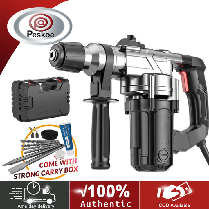 【COD】Rotary hammer drill,chipping gun,demolition jack hammer 2200W ...