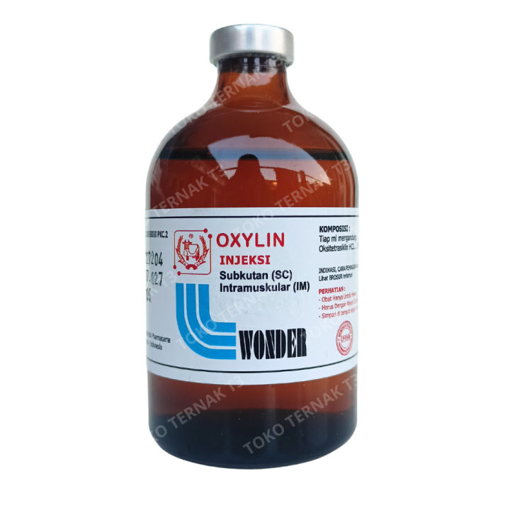 OXYLIN INJEKSI 100ML WONDER - Antibiotik Hewan Spektrum Luas | Lazada ...