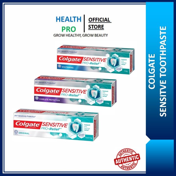 Colgate Sensitive Pro Relief Complete Protection Toothpaste 110g Expiry ...