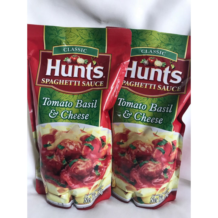 Hunts Spaghetti Sauce Tomato Basil & Cheese 1kg | Lazada PH