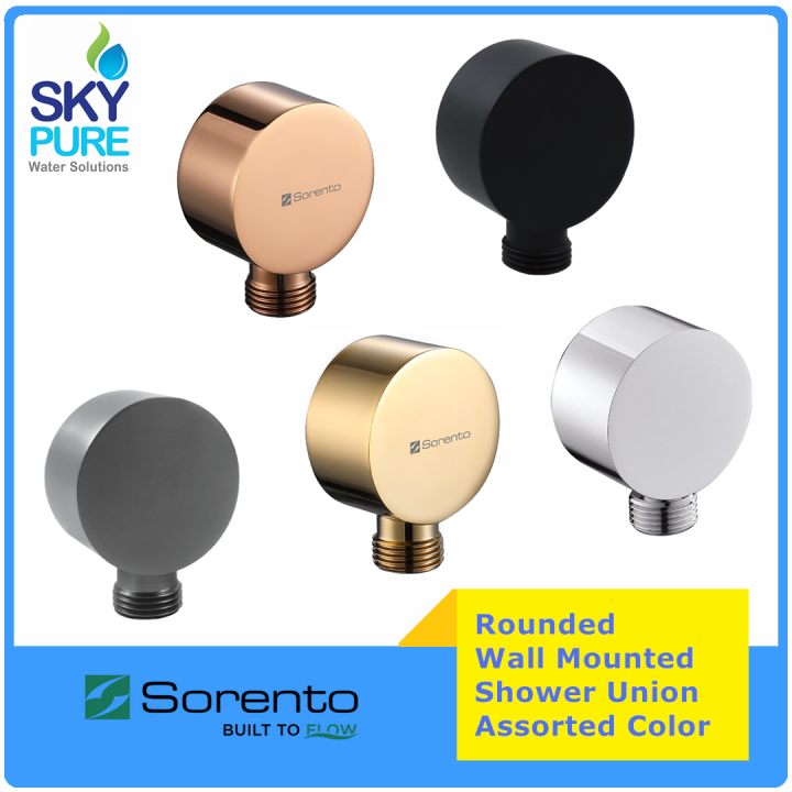 SORENTO Wall Mounted Shower Union Rounded Shower Elbow SRTSC01 SRTSC04 ...