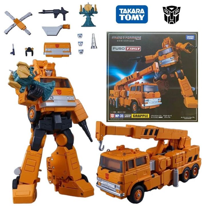 Takara Tomy Transformers Masterpiece MP-35 Grapple 25Cm Original Action Figure Model Kid Toy ...