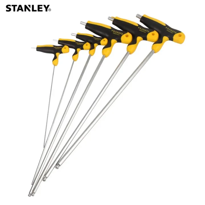 #Stanley -Pcs Extra Long Allen Key Type T 2mm 2.5mm 3mm 4mm 5mm 6mm 7mm ...