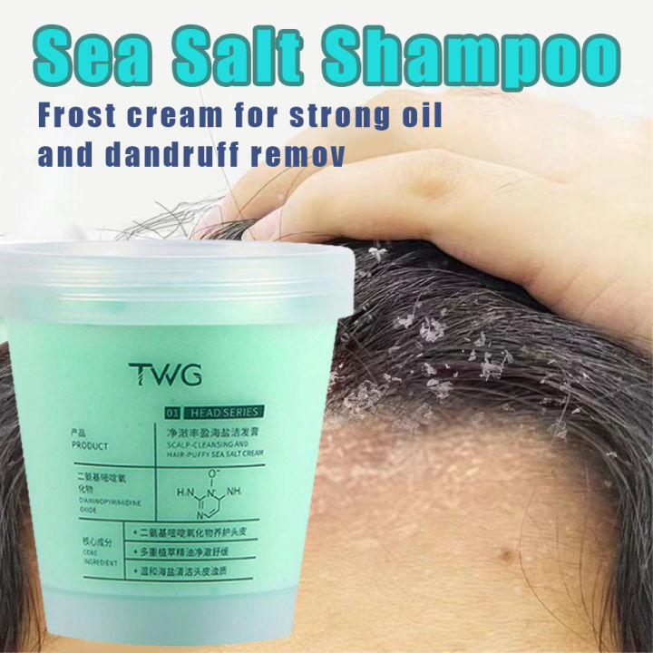 Say goodbye to dandruff and itchy scalp Sea Salt Shampoo,Anti Dandruff ...