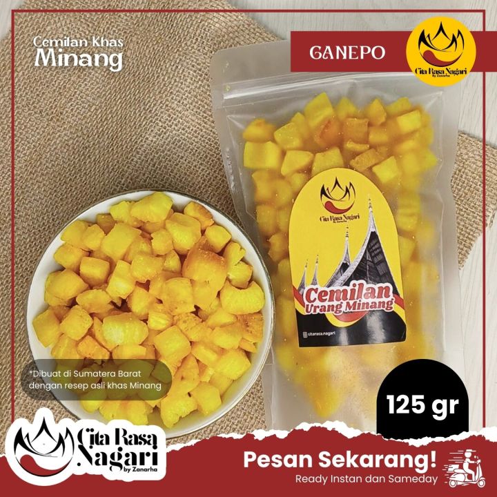Ganepo Singkong Dadu 125 gr Cemilan Khas Minang Oleh-Oleh khas Padang ...