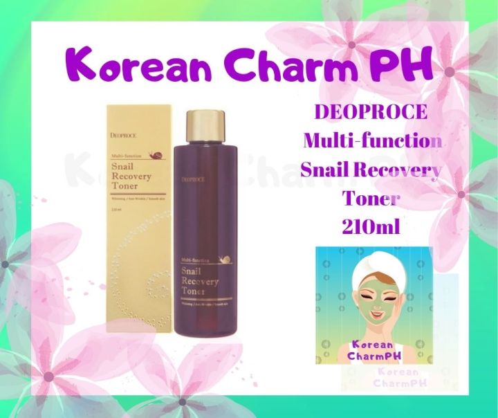 DEOPROCE Multi-function Snail Recovery Toner 210ml | Lazada PH